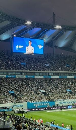 'SON의 토트넘 마지막 경기' 팬들, 전광판 손흥민 등장에 '와~!' 미친 함성...경기장이 들썩인다 [오!쎈 서울] - OSEN