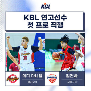 '에디 다니엘·김건하' 최초 프로지명 주인공 탄생...2025 KBL 구단 연고선수 연고권 행사 결과 발표 - OSEN