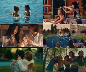 키키, '댄싱 얼론' MV 속 풋풋한 우정..무더위 날리는 청량함 - OSEN