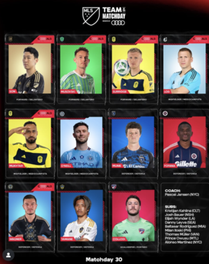 '美도 쏘니에 반했다!' 환상 프리킥 선보인 손흥민, MLS 2주 연속 '이주의 팀' 선정... 존재감 확실 - OSEN