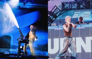 AY B and JUNNY Emerge as Global Heartthrobs at WATERBOMB Singapore 2025 - OSEN