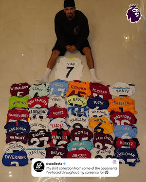 "쏘니 넌 축구계 최고야!" SON 사랑 밝혔던 솔란케, 또 '찐팬' 인증...KDB·살라·홀란 대신 '손흥민 7' 유니폼만 특별대우 - OSEN