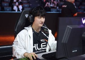 [LCK] ‘파괴전차’ 한화생명, 2-0 리드 롤드컵’ 진출 ‘눈 앞’…벼랑 끝 T1 - OSEN