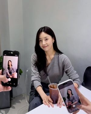 한지혜, 화면에 잘 나오는 '51kg' 달성…드라마 촬영장서 드러난 '명품 쇄골' - OSEN