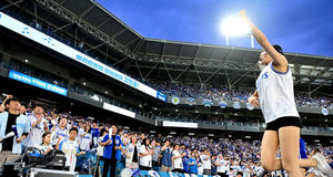 악천후에도 고조되는 열기, NC-삼성 WC 1차전 매진...PS 22경기 연속 매진 [WC1] - OSEN