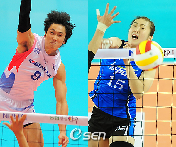 V리그 12월 MVP, 김학민-황민경