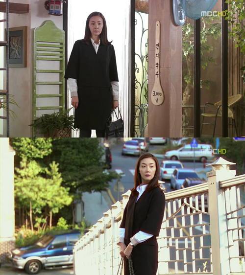 최지우, 셔츠와 재킷만으로 스타일 완성