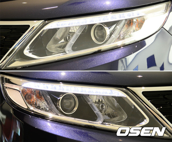 [사진]뉴 쏘렌토R,'HID 헤드 램프-LED 포지셔닝 램프'