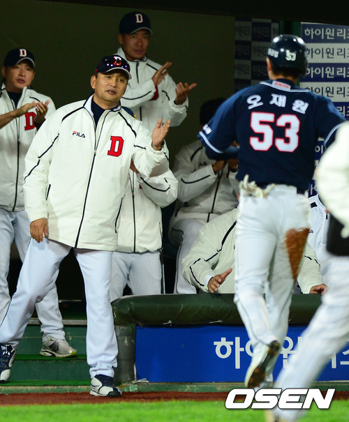 [준PO3] ‘2패 후 첫 승’ 김진욱, “변진수 배짱투 맘에 들어”