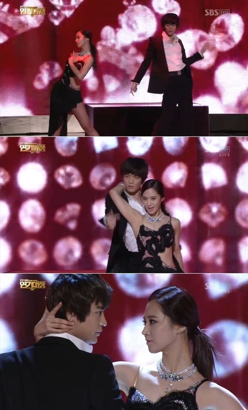 유리-민호 커플 댄스...'트러블 메이커 뺨치네'(SBS연기대상)