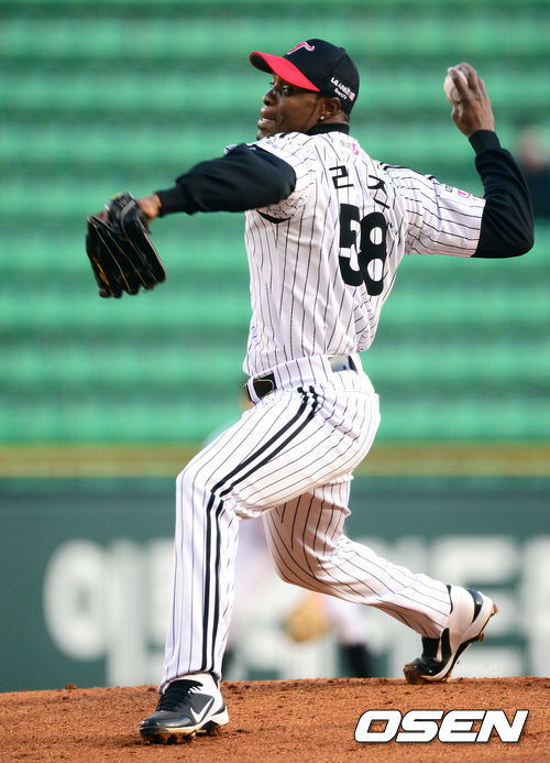 '154km' LG 리즈, NC 상대로 시즌 첫 QS