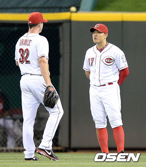 [사진]추신수,'끝까지 최선을 다하자' - OSEN