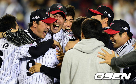 [사진]LG,'짜릿한 승리로 PO직행!'
