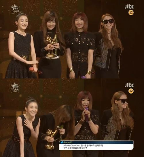 [골든디스크] 2NE1, 본상 수상.."새 앨범 기대해달라"