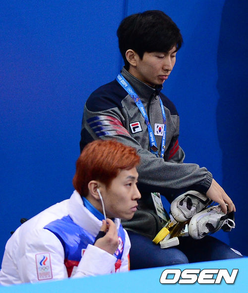 [사진]박세영-안현수,'1500m 예선 2조에서 대결!'