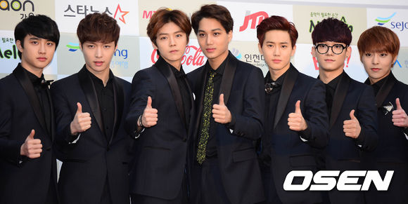 [사진]엑소,'얼굴 밀착'