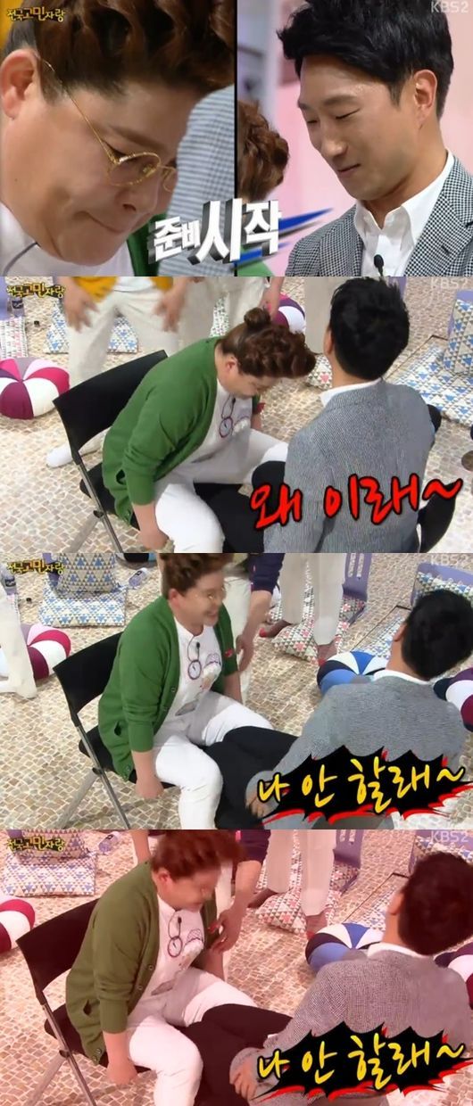 '안녕' 역시 이영자, 이규혁 힘으로 제압 '깜짝'