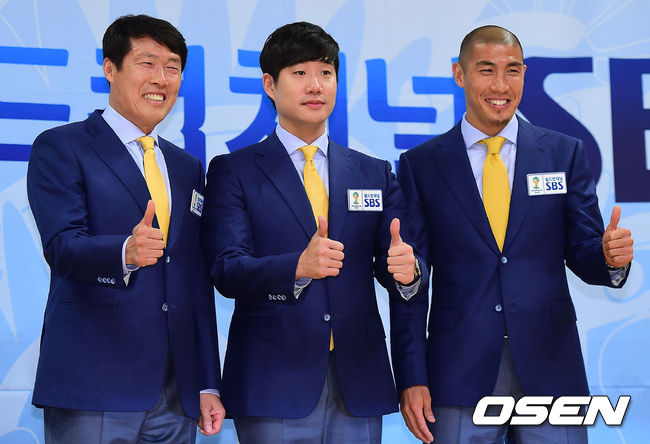 [사진]차범근-배성재-차두리,'축구는 SBS' - OSEN