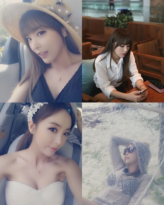 홍진영, 블로그 개설..사이판 미공개 사진 대방출