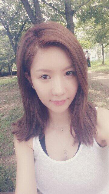 애프터스쿨 정아, 민낯으로 조깅 셀카 '청순 미모'