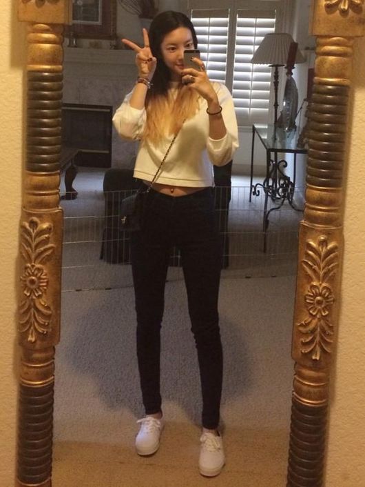 NS윤지, 스크롤 한참 내려가는 길고긴 다리 '부러워'