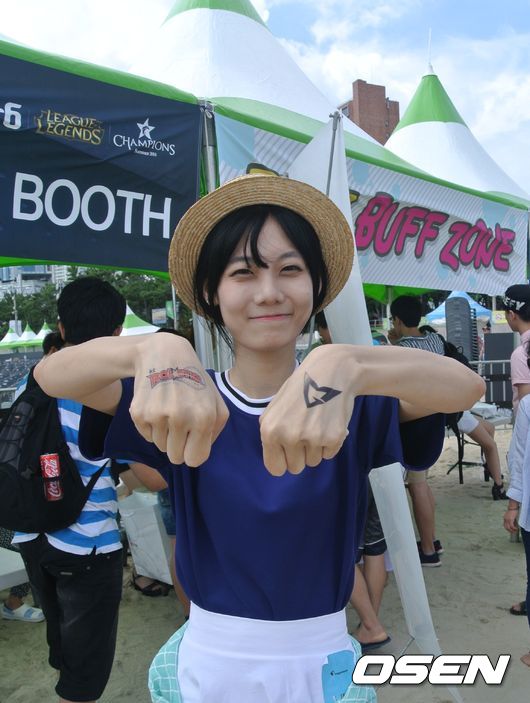 [사진]버프걸 '고윤선', "결승전 많이 놀러오세요" - OSEN