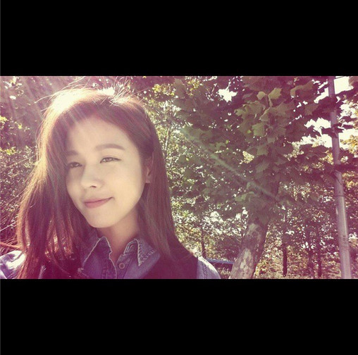 경수진, 가을과 잘 어울리는 청순 미녀 “소풍 가고 싶다”