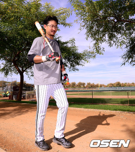 [사진] 박용택,'화보 찍는 것 같아요' - OSEN