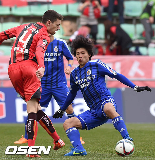 [사진]마스다,'절대 못지나가!' - OSEN