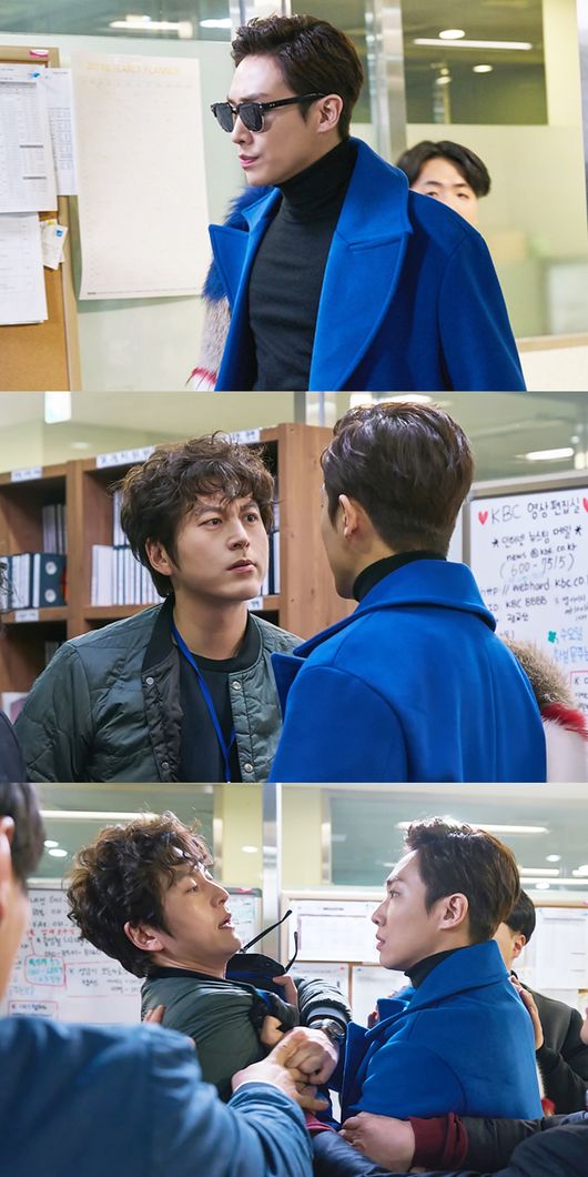 '아버지' PD 류수영VS 톱스타 이준, 멱살잡이 신경전 예고 - OSEN