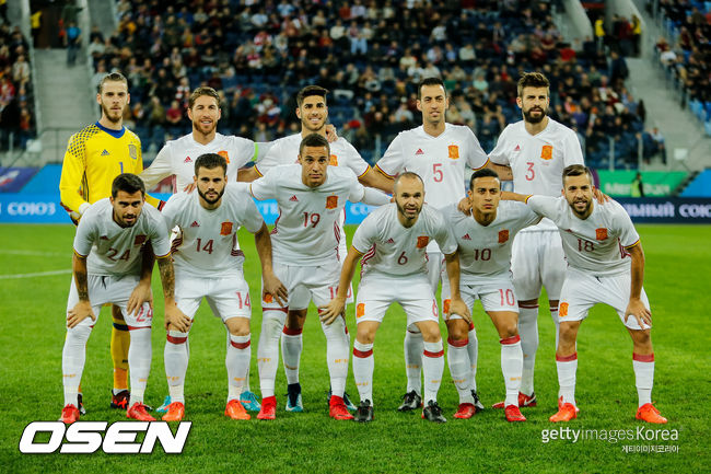 스페인, 러시아 WC 대표 23인 명단 발표 - OSEN
