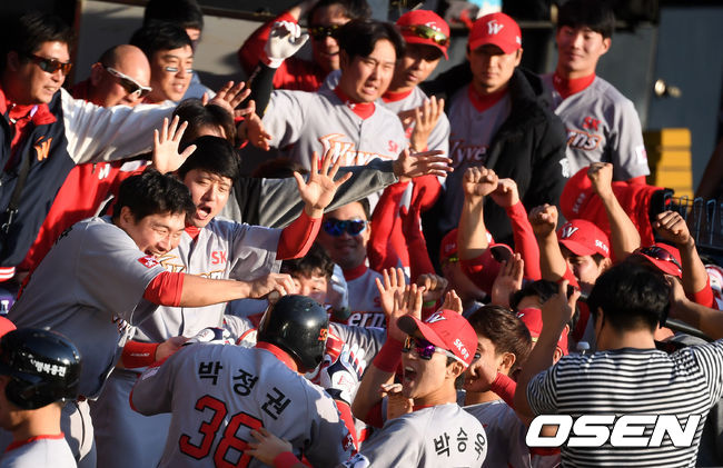 [KS1] '기선제압' SK, 우승 73.5% 확률 잡았다