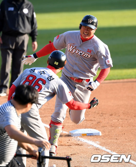 [KS1] ‘역전 투런’ 박정권, 또 번뜩인 가을 해결사 - OSEN