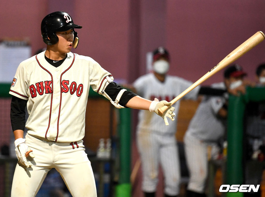 ‘157km 9억팔’ 장재영, 타자에도 재능? 키움 “나승엽보다 좋다”