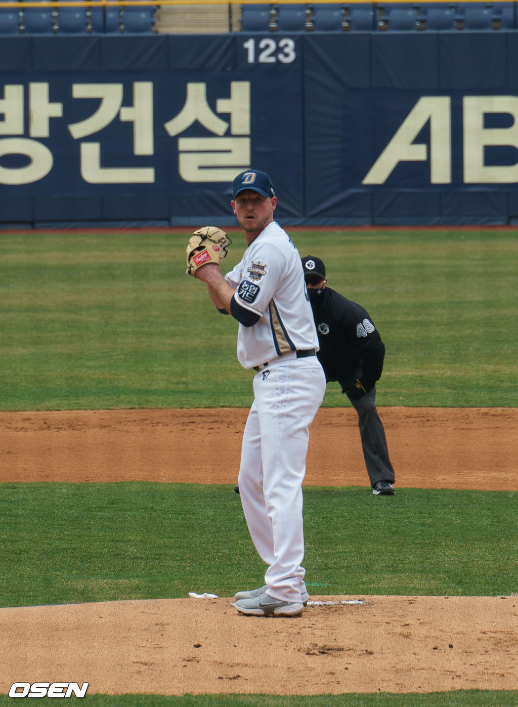 '첫 실전' NC 파슨스, '최고 151km' 위력적 구위 뽐내며 2이닝 3K [오!쎈 창원]