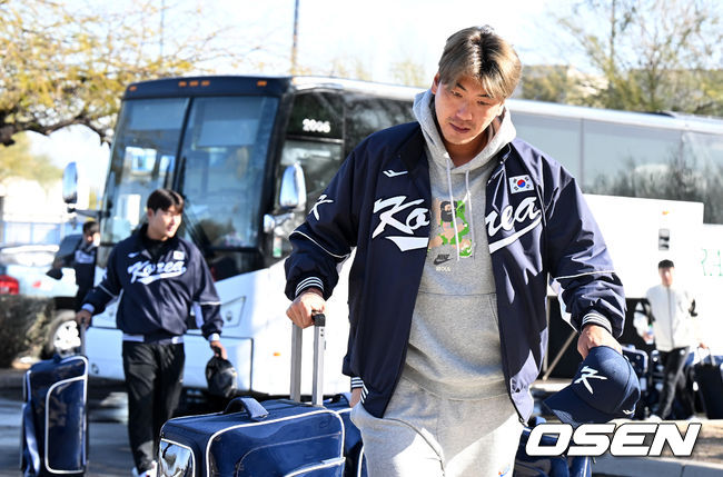 [사진]WBC 첫 훈련 김광현, '시차 적응이 관건'