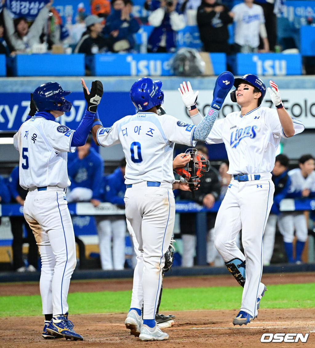 라팍에서 홈런왕 믿었는데, 공수 모두 흔들렸다…삼성, 탈락 벼랑 끝에 몰렸다 [PO3] - OSEN