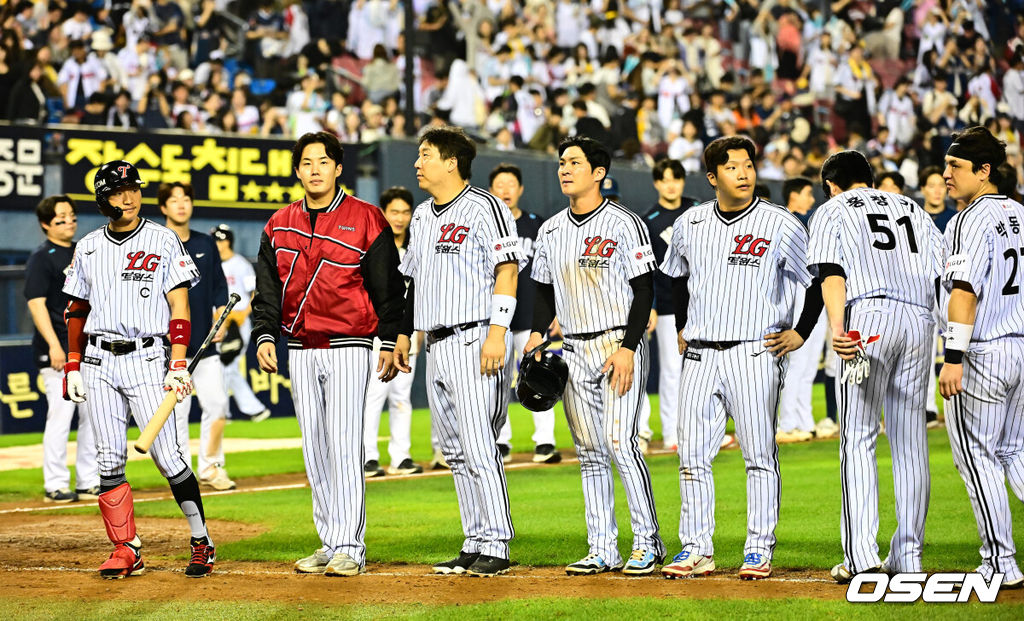 'KS 1차전 라인업 공개' 구본혁 좌익수, '허리 통증 회복' 문성주 지명타자...LG 최종 리허설 [오!쎈 잠실] - OSEN