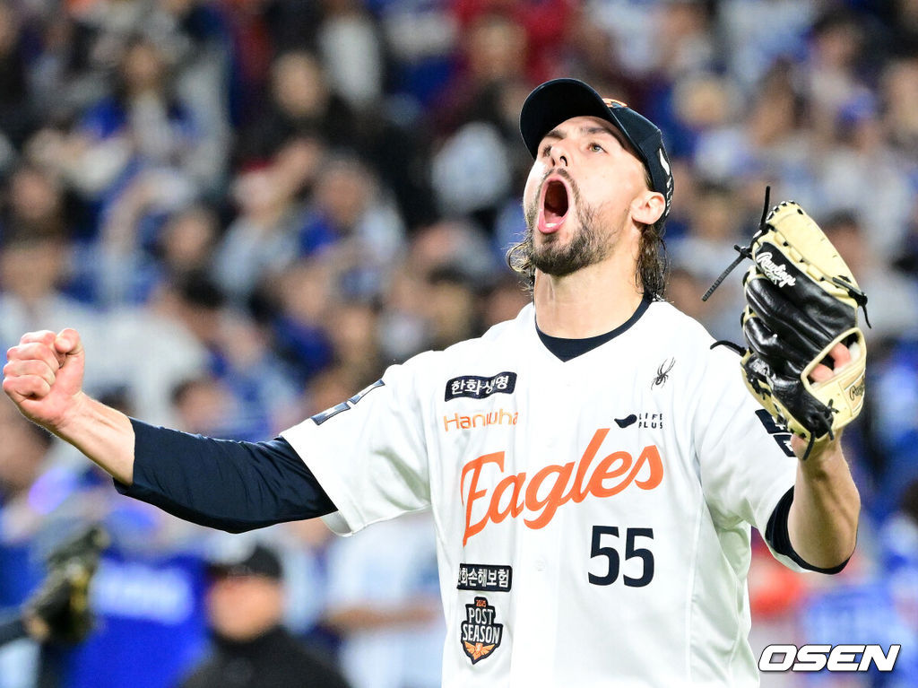 "집에 갈 준비 안 됐다" 2년 전 독립리거가 한화 KS행 완성할 줄이야…우승까지 꿈꾸는 '대전 예수' - OSEN