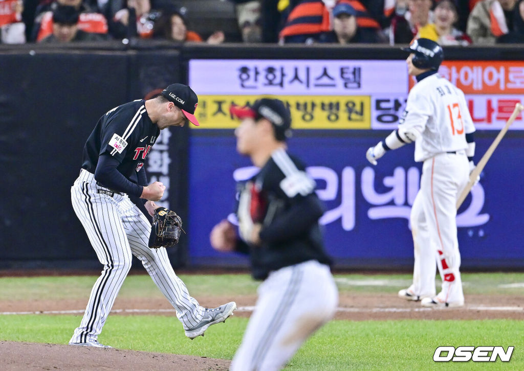 염갈량이 무릎 꿇고 부탁하다니, '연봉 4억' 대체 외인이 우승 청부사였네, KBO 5번째 대기록 세우다 [KS5] - OSEN