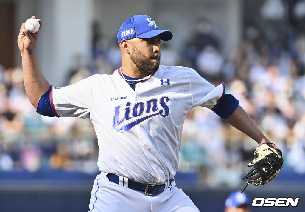 늦깎이 유턴파 신화 쓰고 있었는데…'前 삼성' 수아레즈 논텐더 방출, KBO 복귀도 힘들어지나 - OSEN